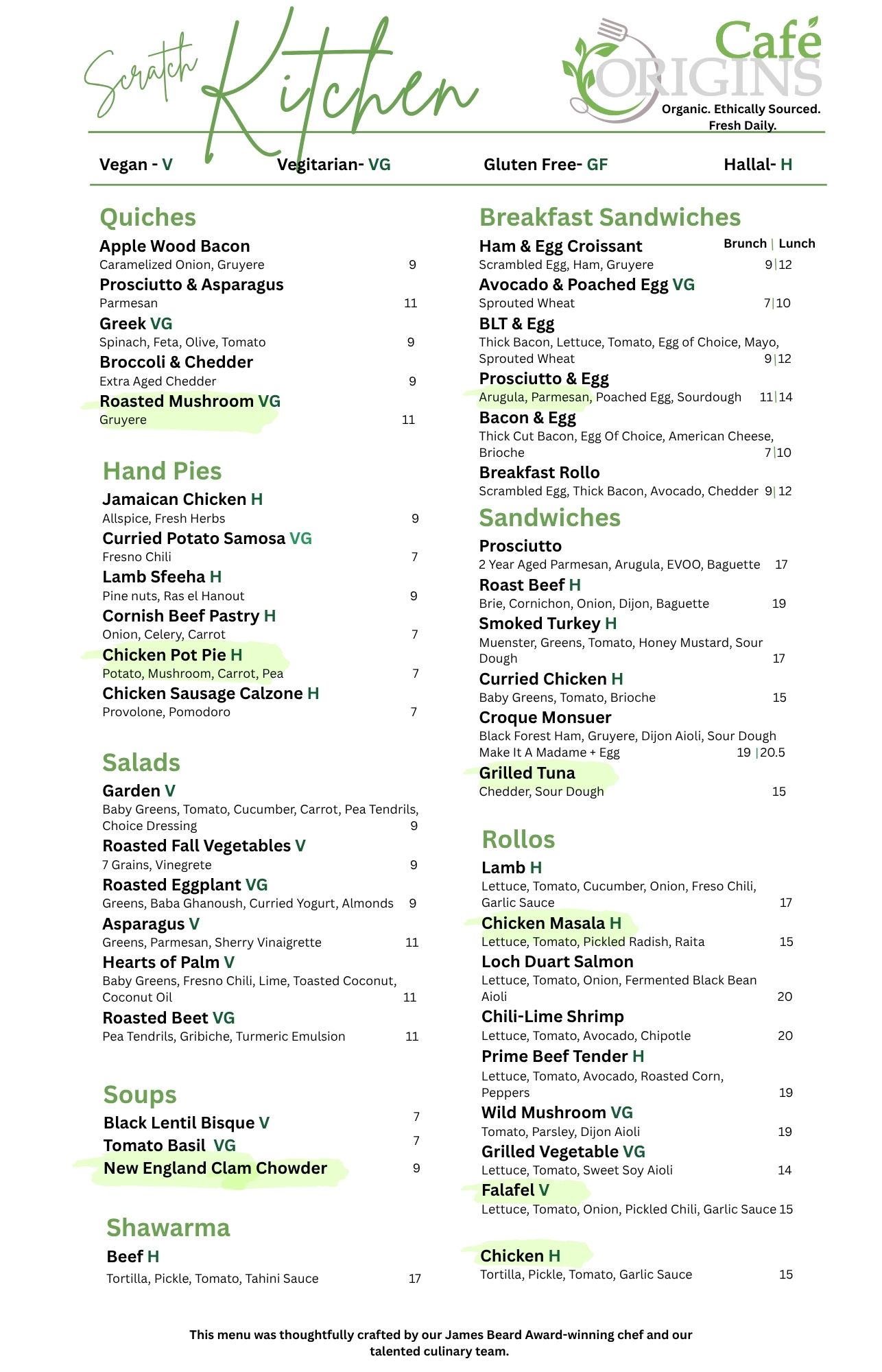 Cafe Origins – Birmingham, Michigan